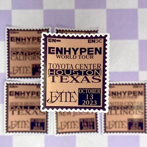 KPOP | EN- | Fate World Tour | Stamp Sticker | Journal & Scrapbooking ...