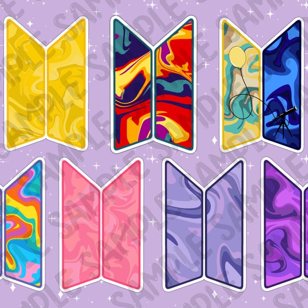 Bts Logo Sticker - Etsy