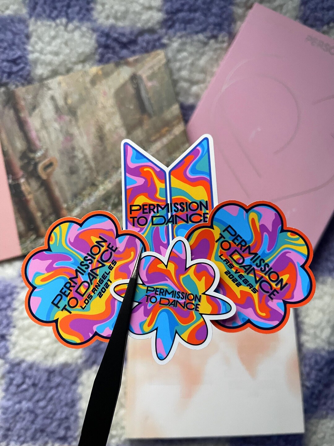 BTS PTD Confetti Shaped Sticker Journal & Scrapbook - Etsy