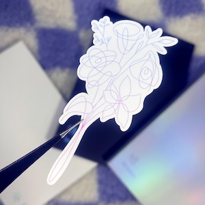 KPOP | Love Yourself Era | Flower Bouquet Vinyl Sticker | KPOP ...