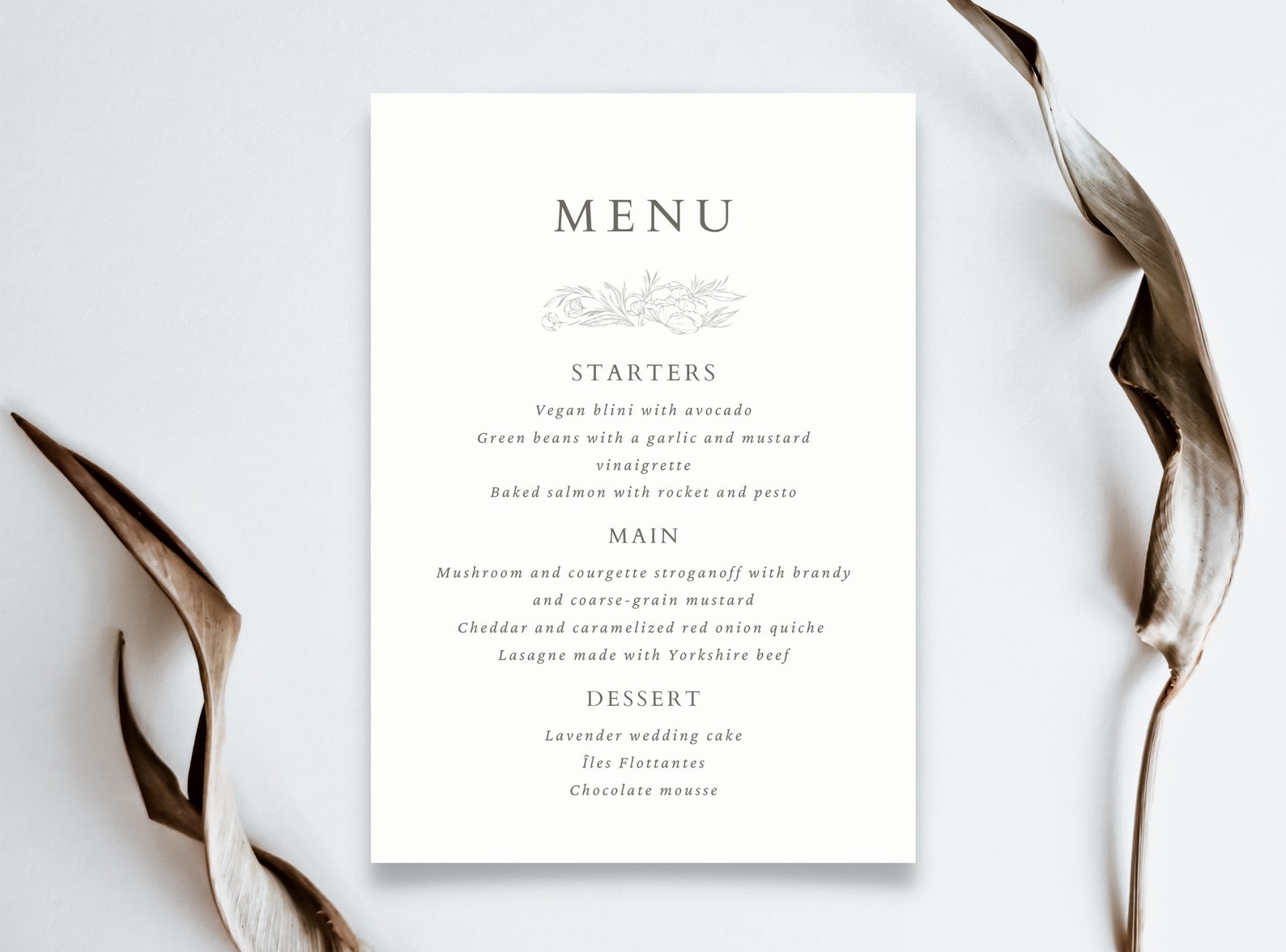 Luxury Dinner Party Menu Template Editable Canva Design Elegant Table ...