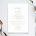 Luxury Dinner Party Menu Template Editable Canva Design Elegant Table ...