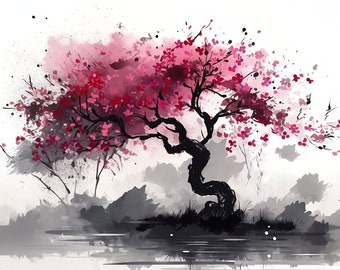 Cherry Blossom Tree Digital Download - Etsy