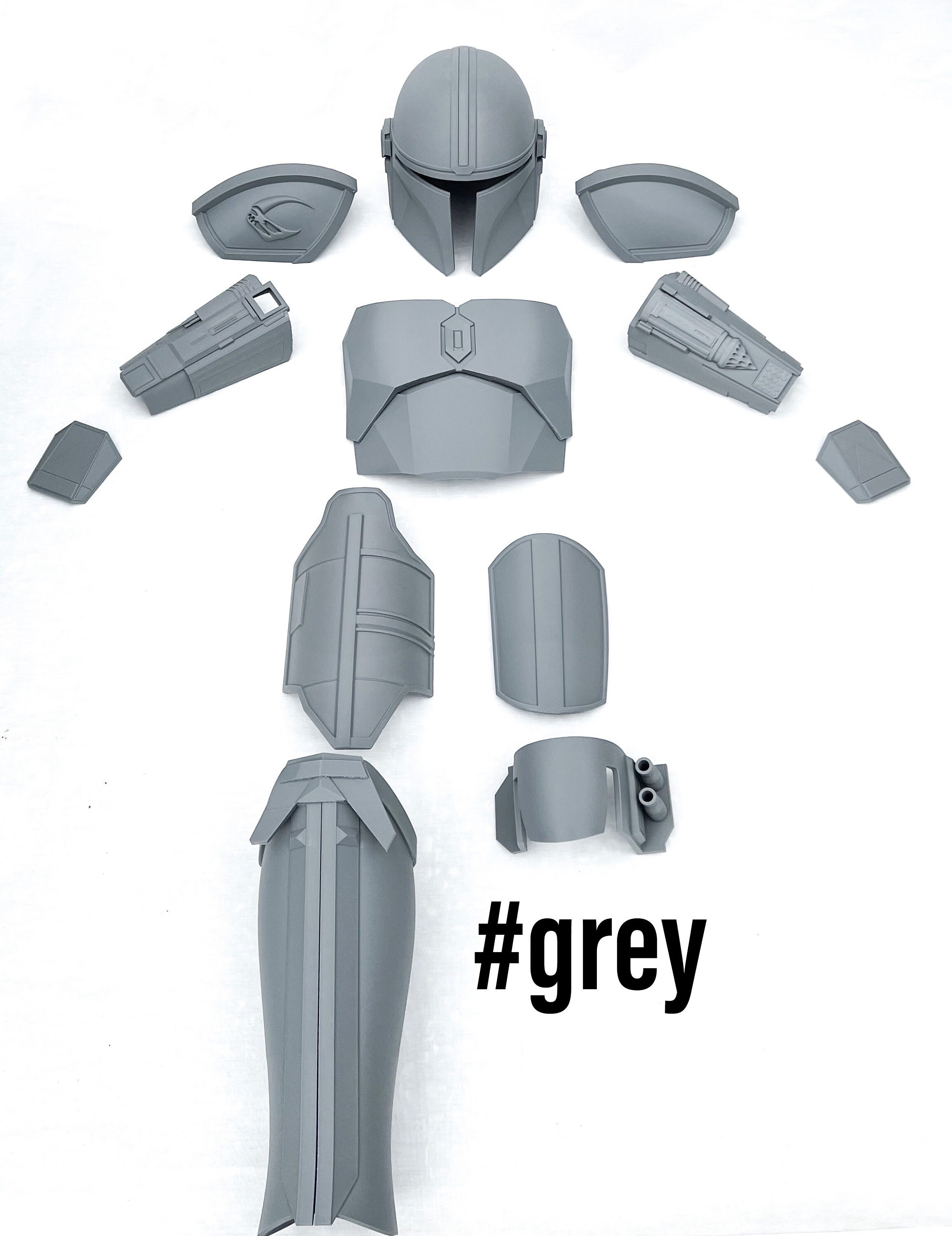 Mandalorian Armor Cosplay FULL SET High Quality 3D Print armor Helmet ...