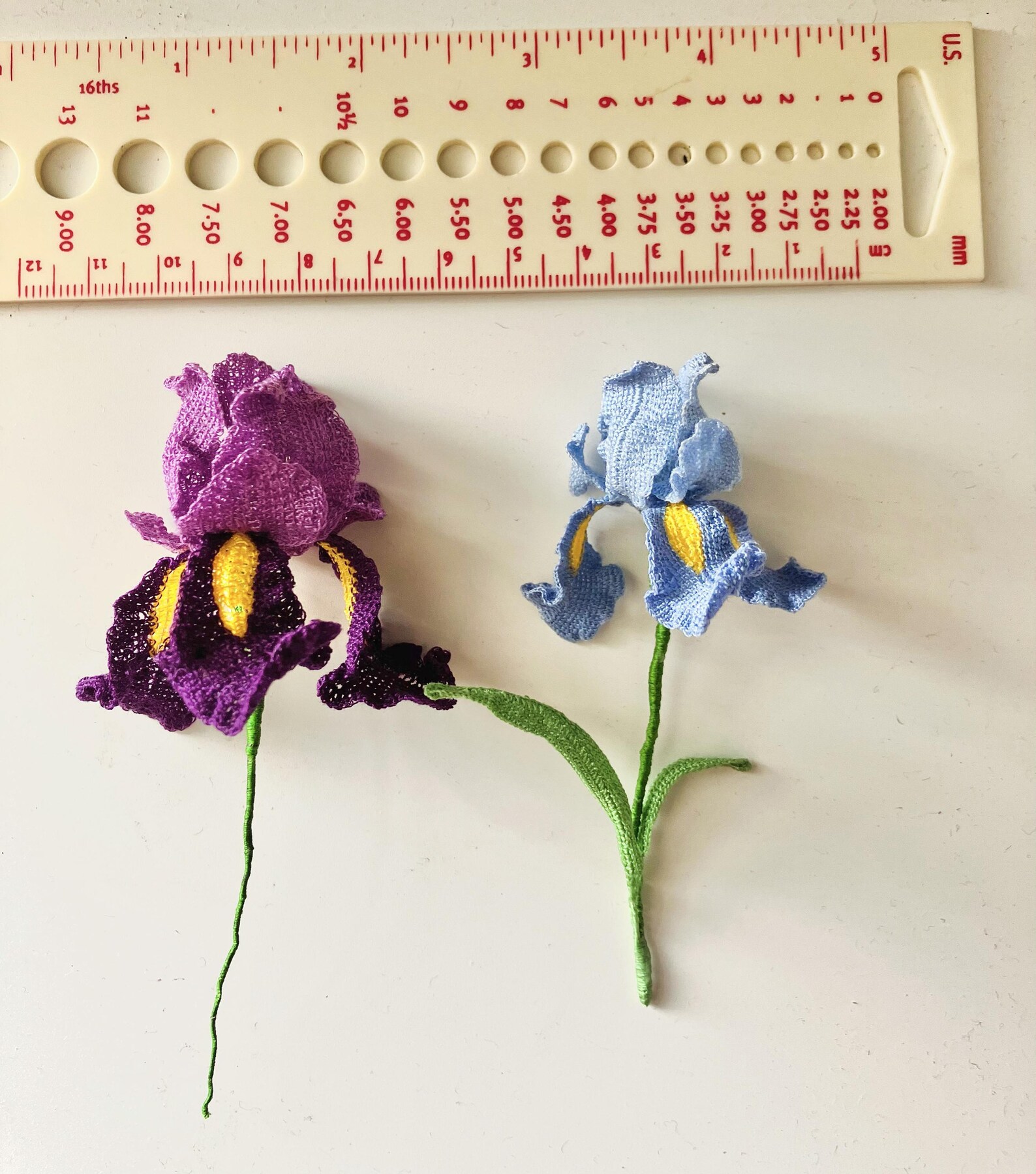 Iris Flower Crochet Pattern - Etsy