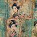 Vintage Asian Old Japan Junk Journal Kit, Journal Ephemera, Printable ...