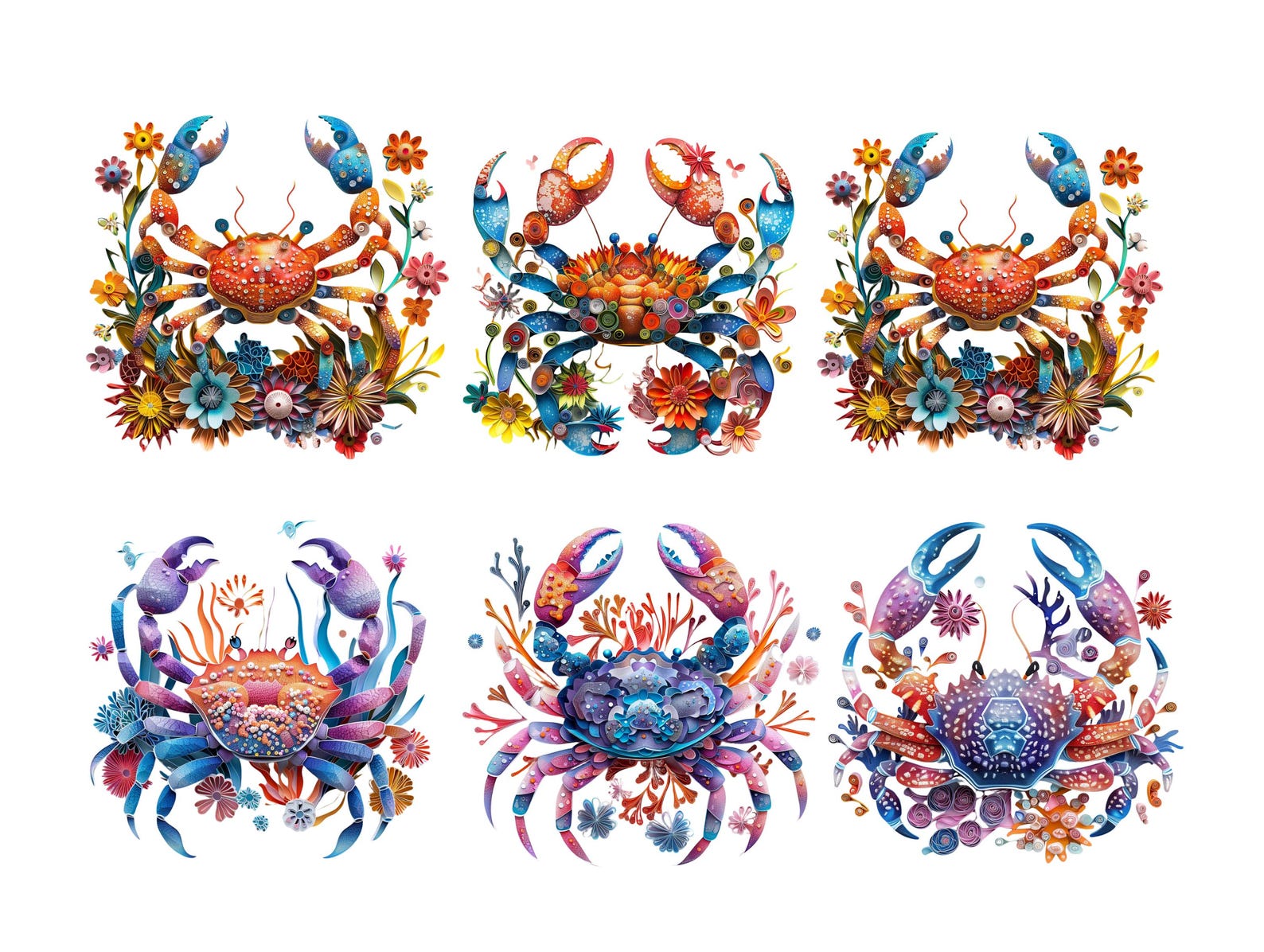 3d Crab Clipart, Sea Animals Png, Crab Png, Beach, Marine, Underwater ...