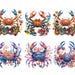 3d Crab Clipart, Sea Animals Png, Crab Png, Beach, Marine, Underwater ...