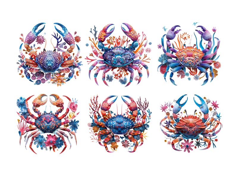 3d Crab Clipart, Sea Animals Png, Crab Png, Beach, Marine, Underwater ...