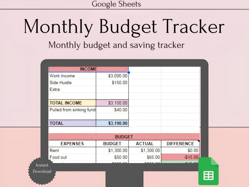 2024 Personal Budget Monthly Budget Spreadsheet 2024 Paycheck - Etsy
