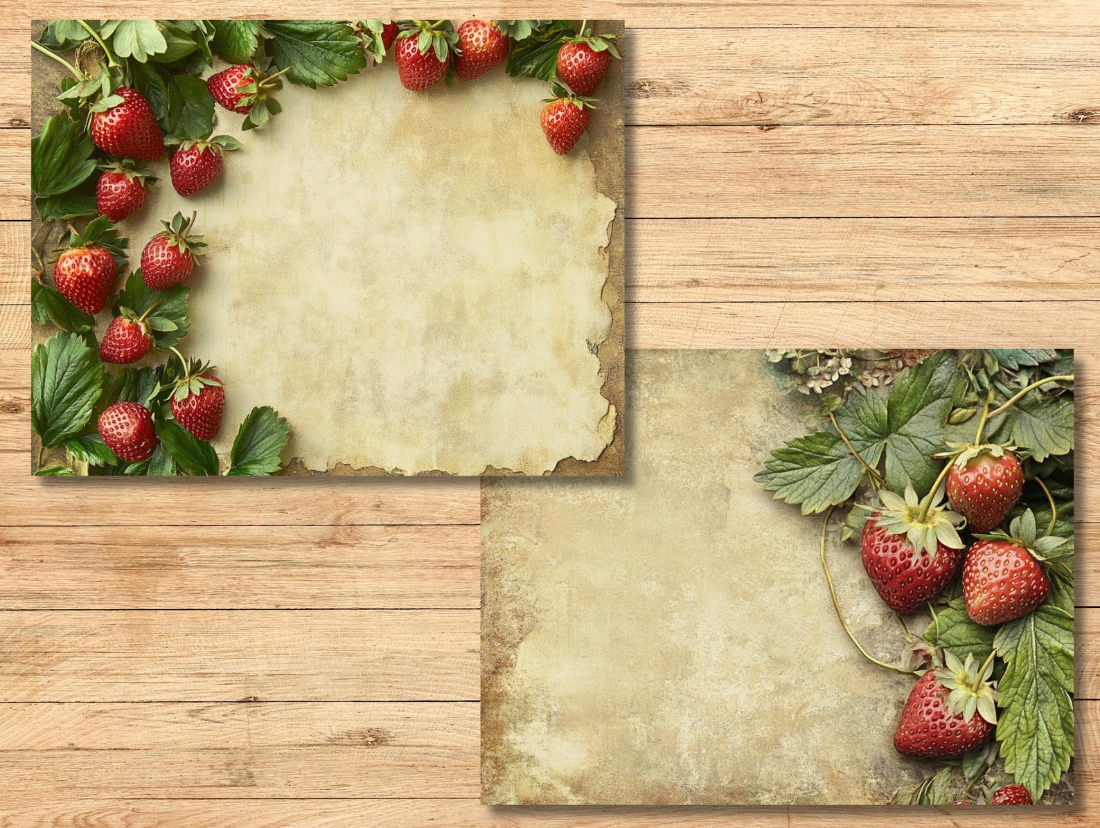 Vintage Strawberry Junk Journal Printable, Strawberry Junk Journal Kit ...