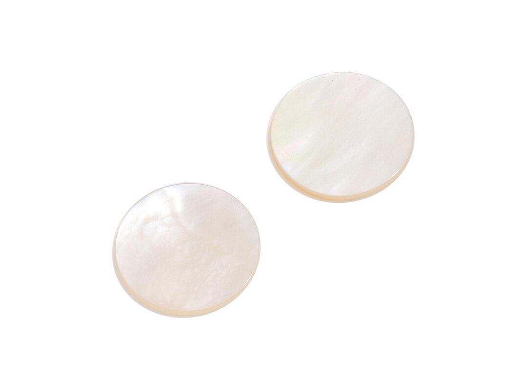 Natural White Seashells Disc / Flat Disc Shell Piece Charm / Without ...
