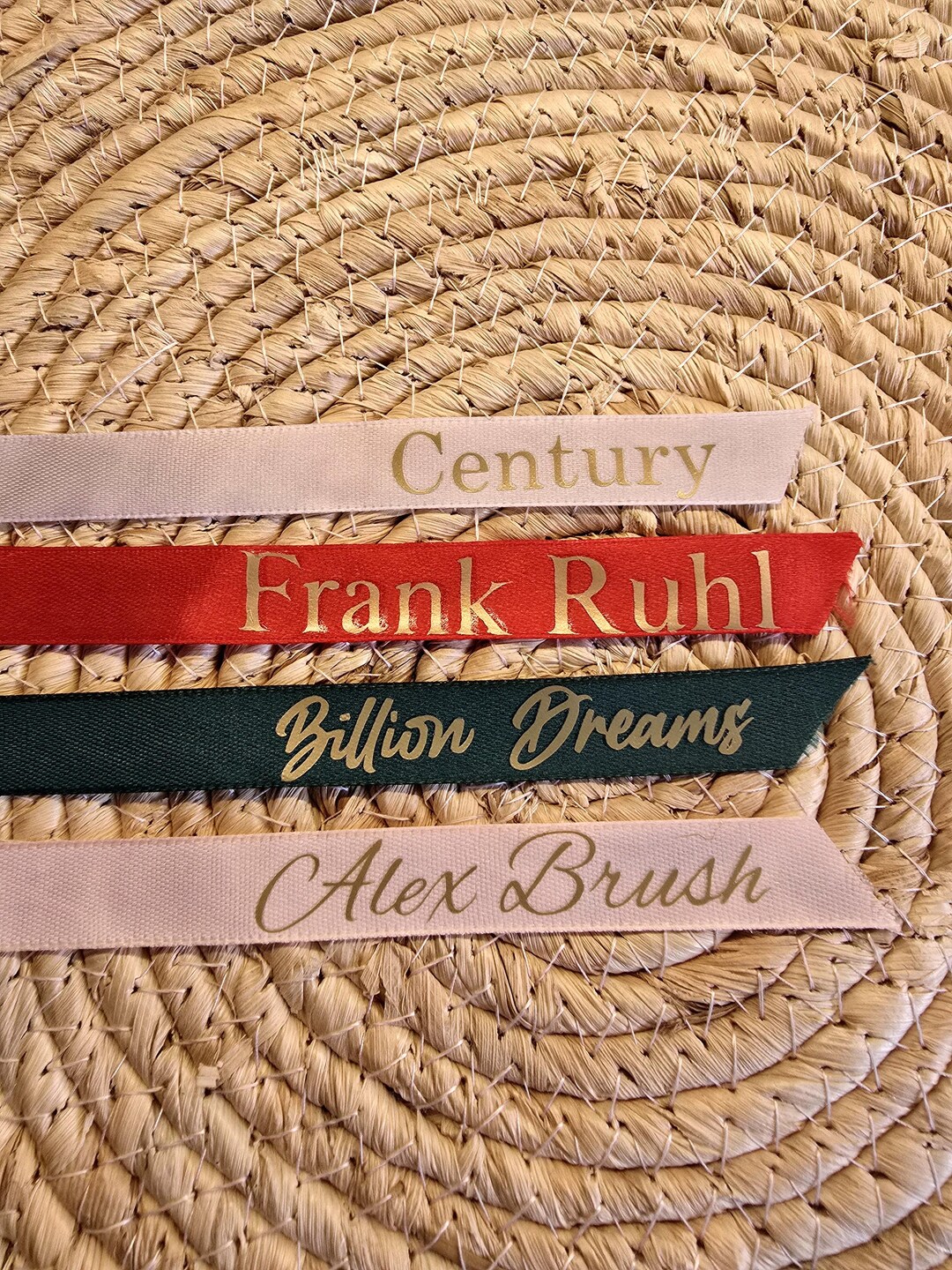 Personalized Ribbon With Name, Custom Made Name Ribbon, Printed Ribbon ...