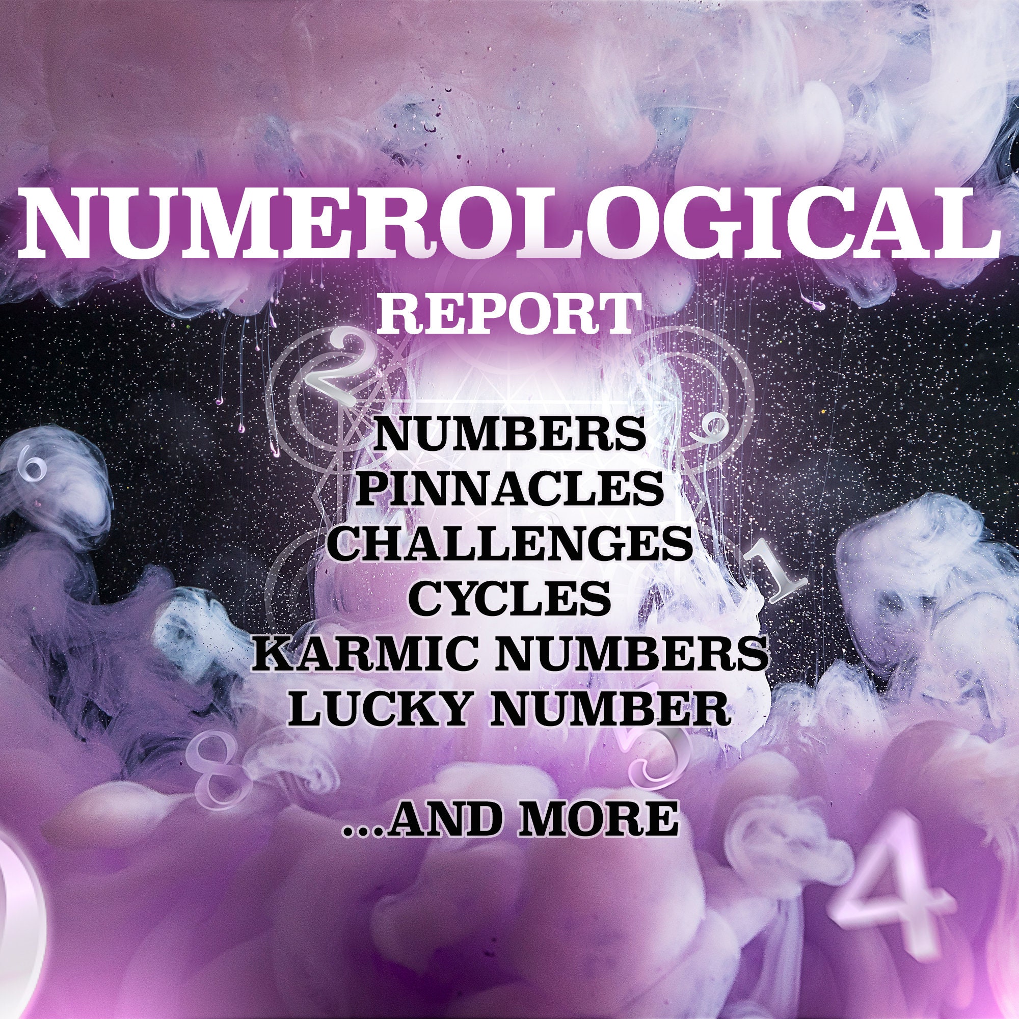 Personalized Numerology Report: Karmic & Lucky Numbers (PDF) - Etsy