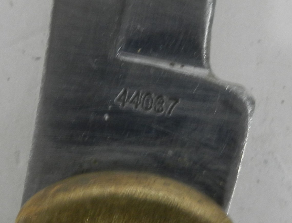 Vintage Klein Tools 44037 Wood Handle Folding Lockback Knife 3.5" Blade ...