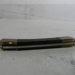Vintage Klein Tools 44037 Wood Handle Folding Lockback Knife 3.5" Blade ...