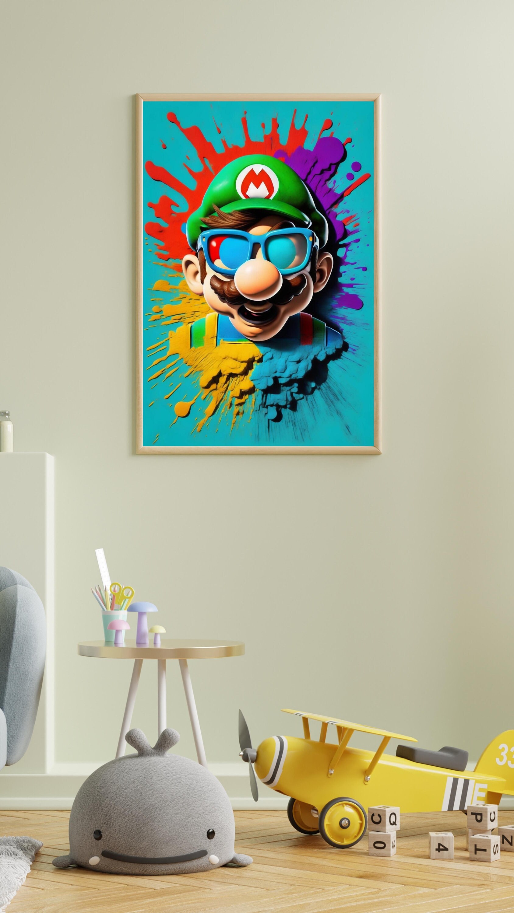 Super Mario Printing for Kids | PRINTABLE Wall Art | Digital Download ...