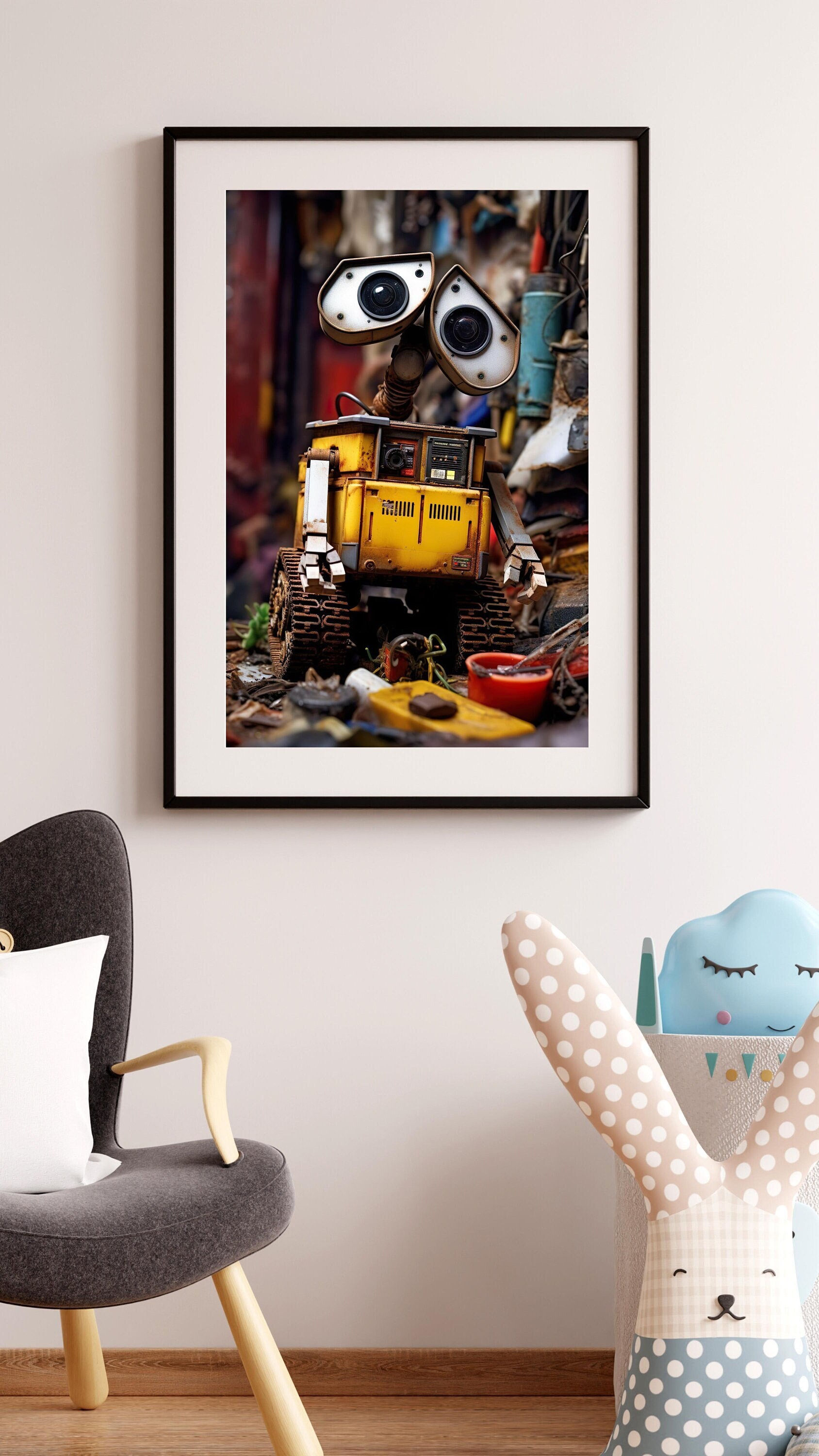 Wall-e Printing for Kids | PRINTABLE Wall Art | Digital Download | Home Decor | Office Decor ...