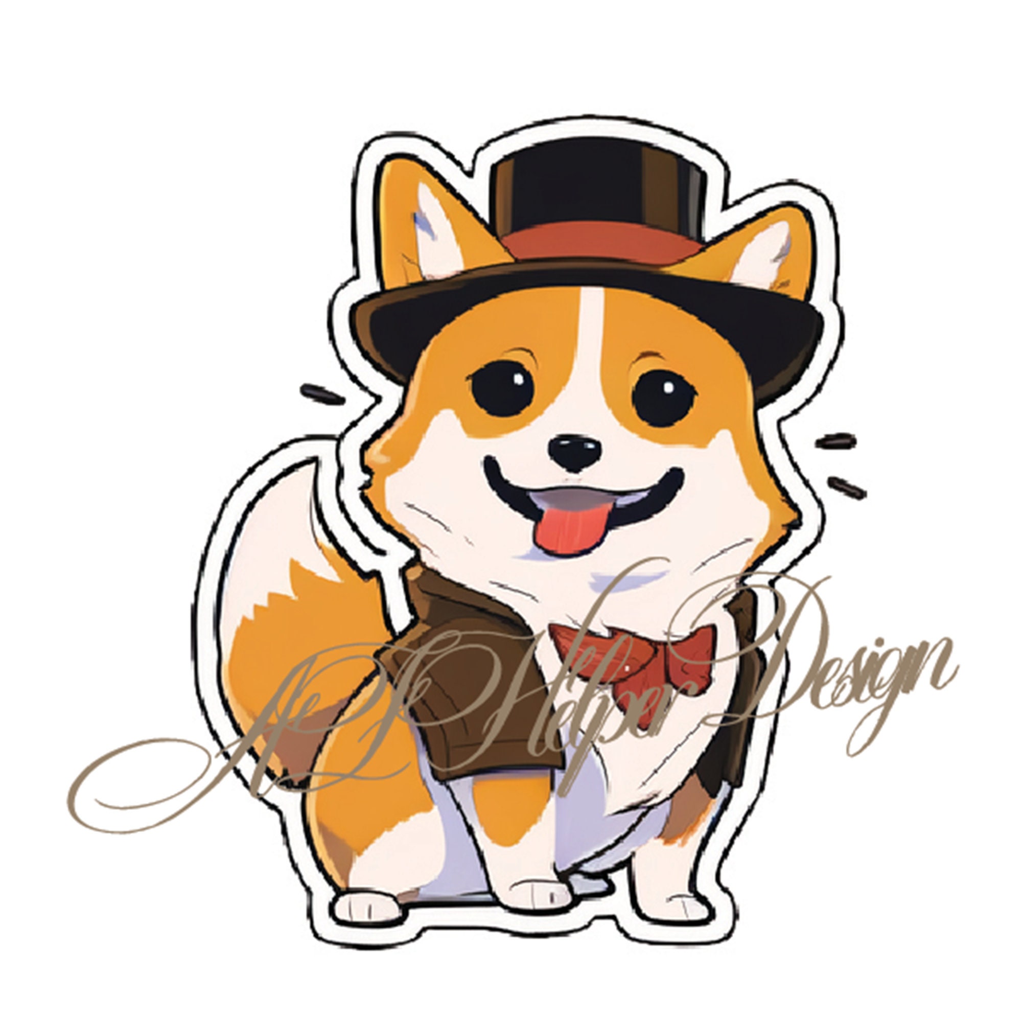26 Cute & Playful Corgi Digital Stickers and Goodnotes Stickers Perfect ...