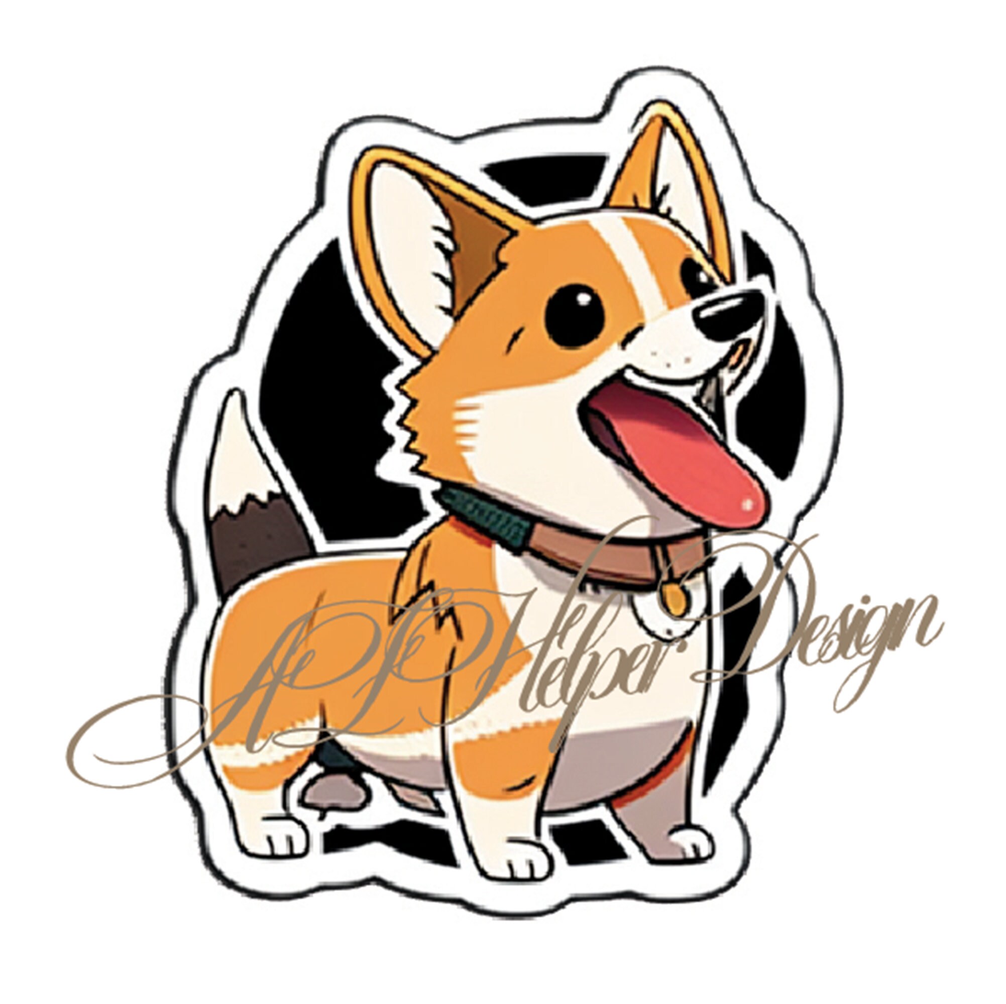 26 Cute & Playful Corgi Digital Stickers and Goodnotes Stickers Perfect ...