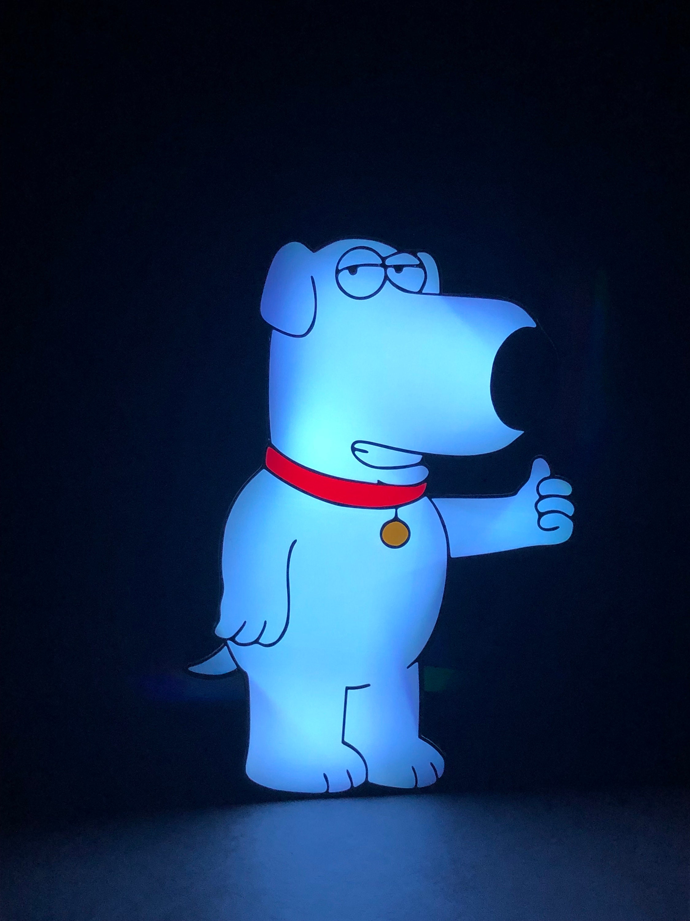 Brian Griffin 3D Printed Light Gift for Him Gift for Her Bedroom Light ...