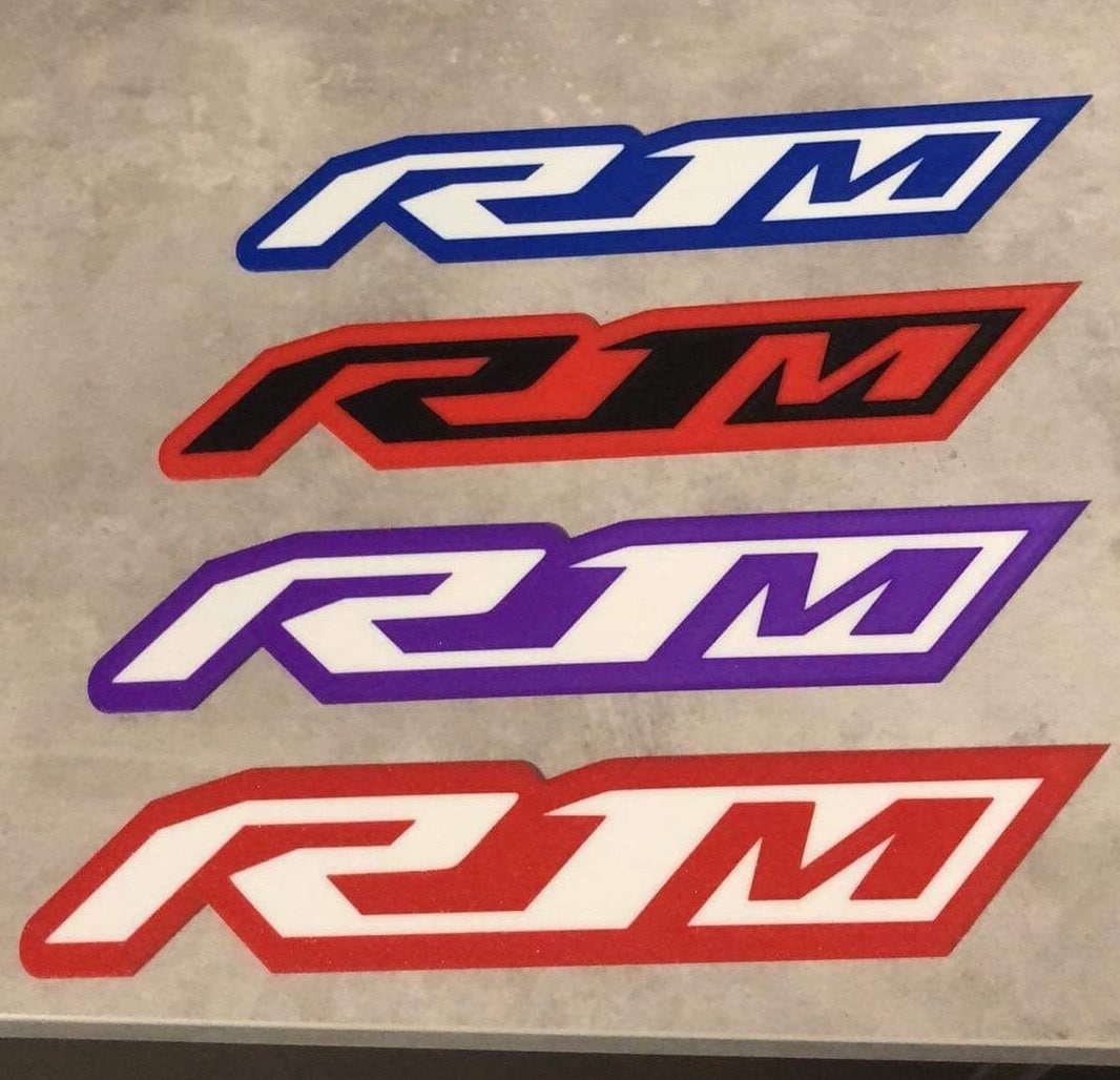 YAMAHA R1M 3d Printed Light Custom Sign Logo Design - Etsy
