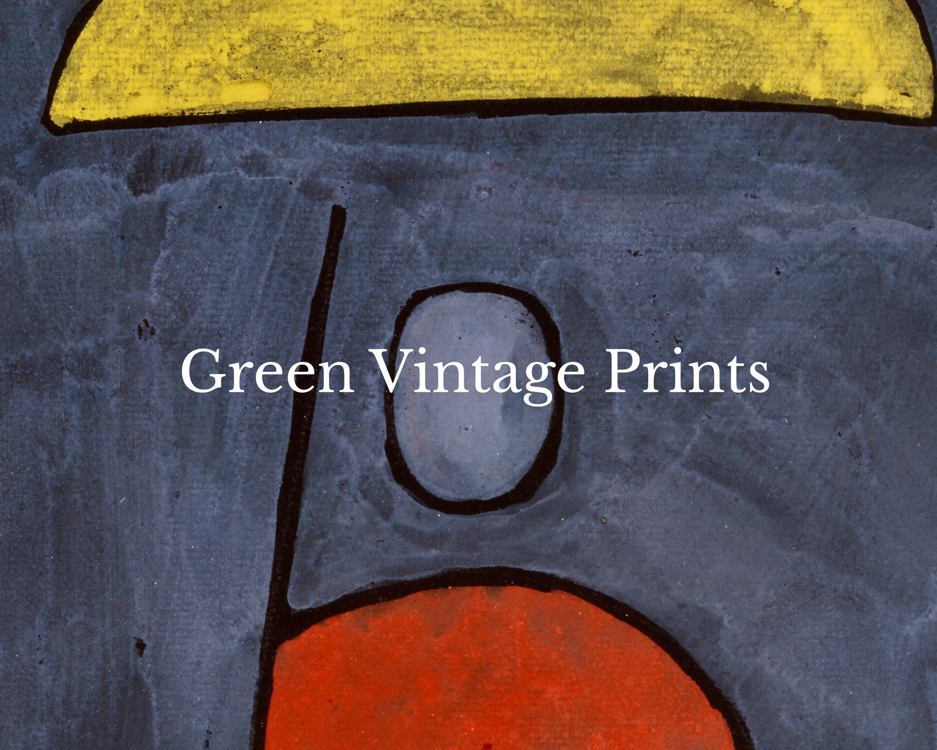 With Umbrella Paul Klee, Famous Pattern Wall Art Prints Digital 118 - Etsy