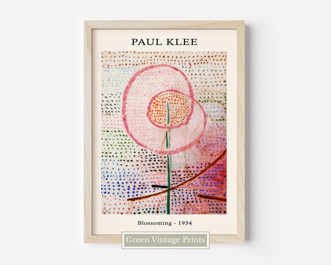 Blossoming Paul Klee Vintage Wall Art Prints Digital 056 - Etsy