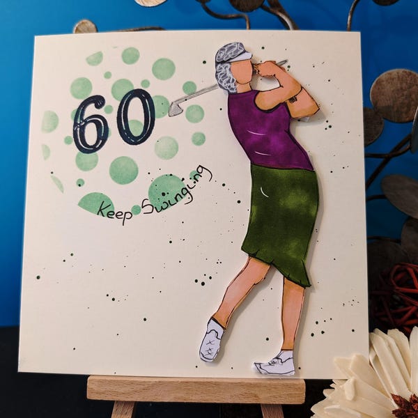 Lady Golfer - Etsy