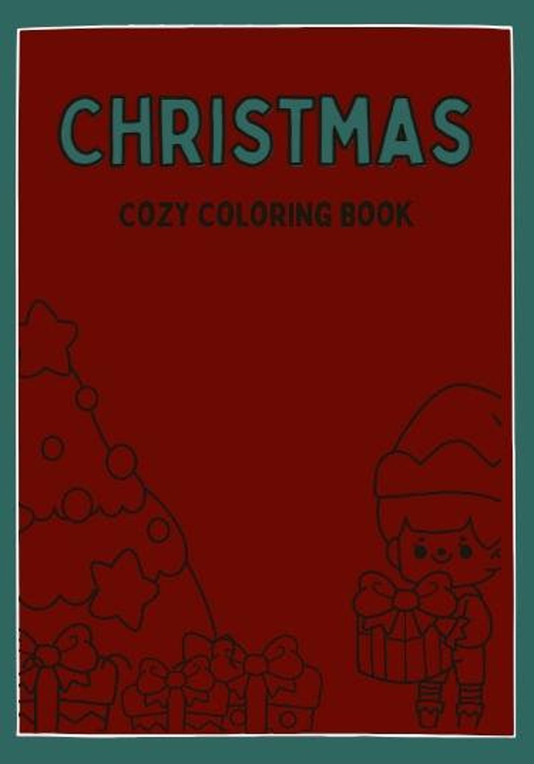 Christmas Cozy Coloring Book! - Etsy