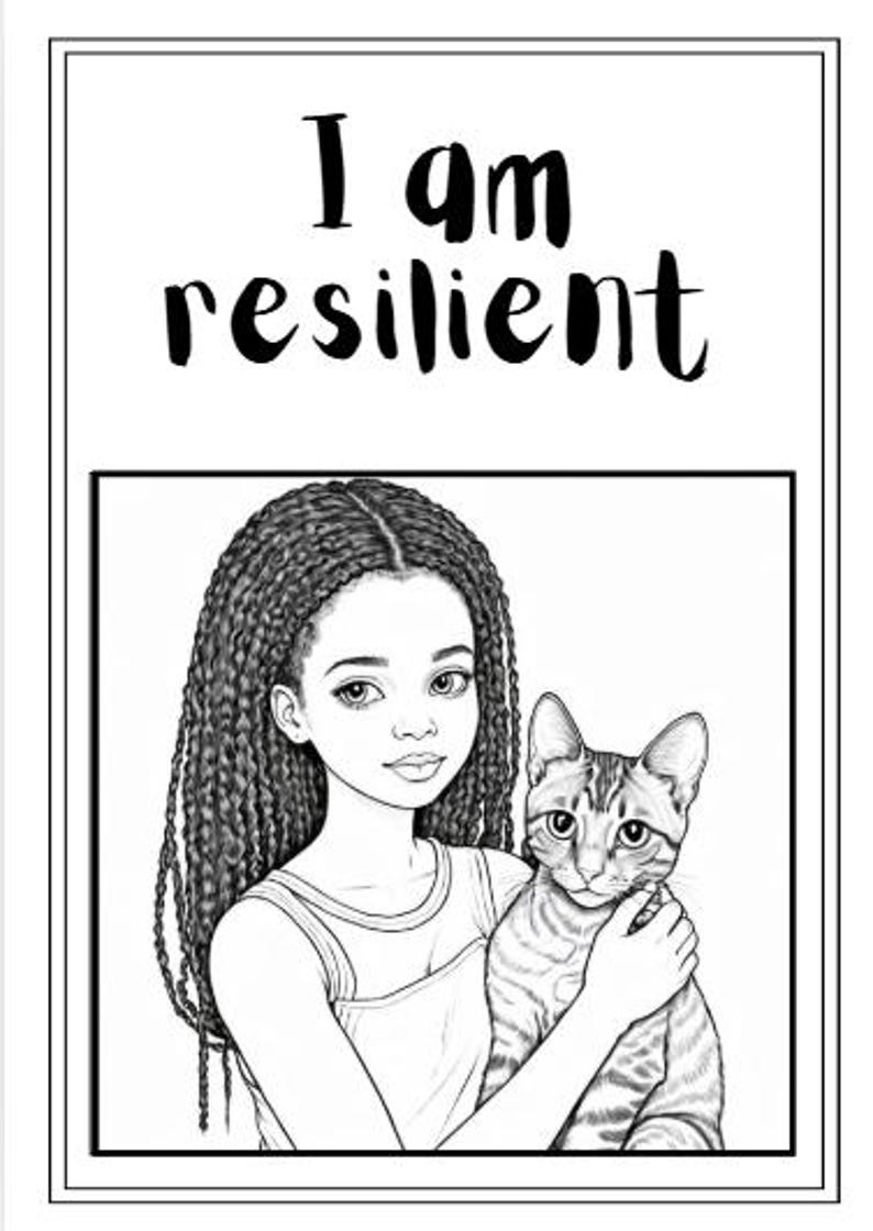 Self Care Affirmations Coloring Book - Etsy