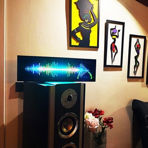 Spectrum Analyzer, 20 Inches Spectrum Analyzer Wall Decor, Equalizer ...