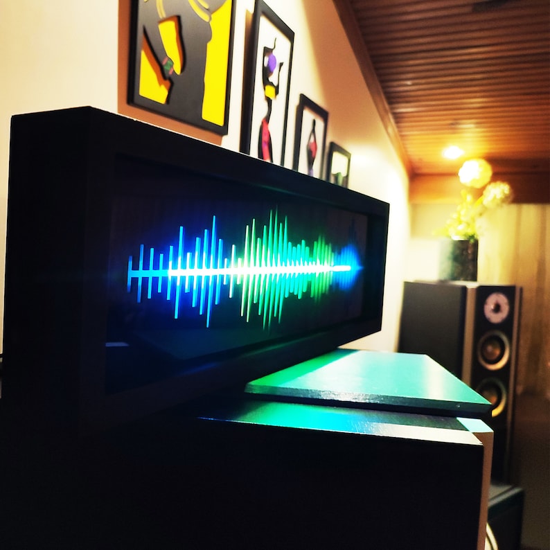 Spectrum Analyzer, 20 Inches Spectrum Analyzer Wall Decor, Equalizer ...