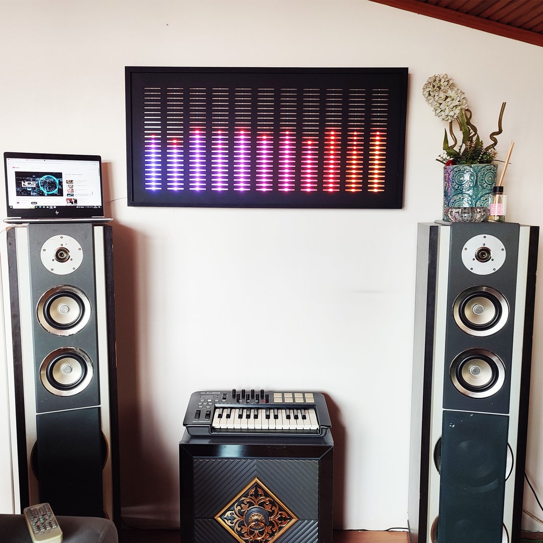 11 Band, 22 Column Spectrum Analyzer, 40 Inches Spectrum Analyzer Wall ...