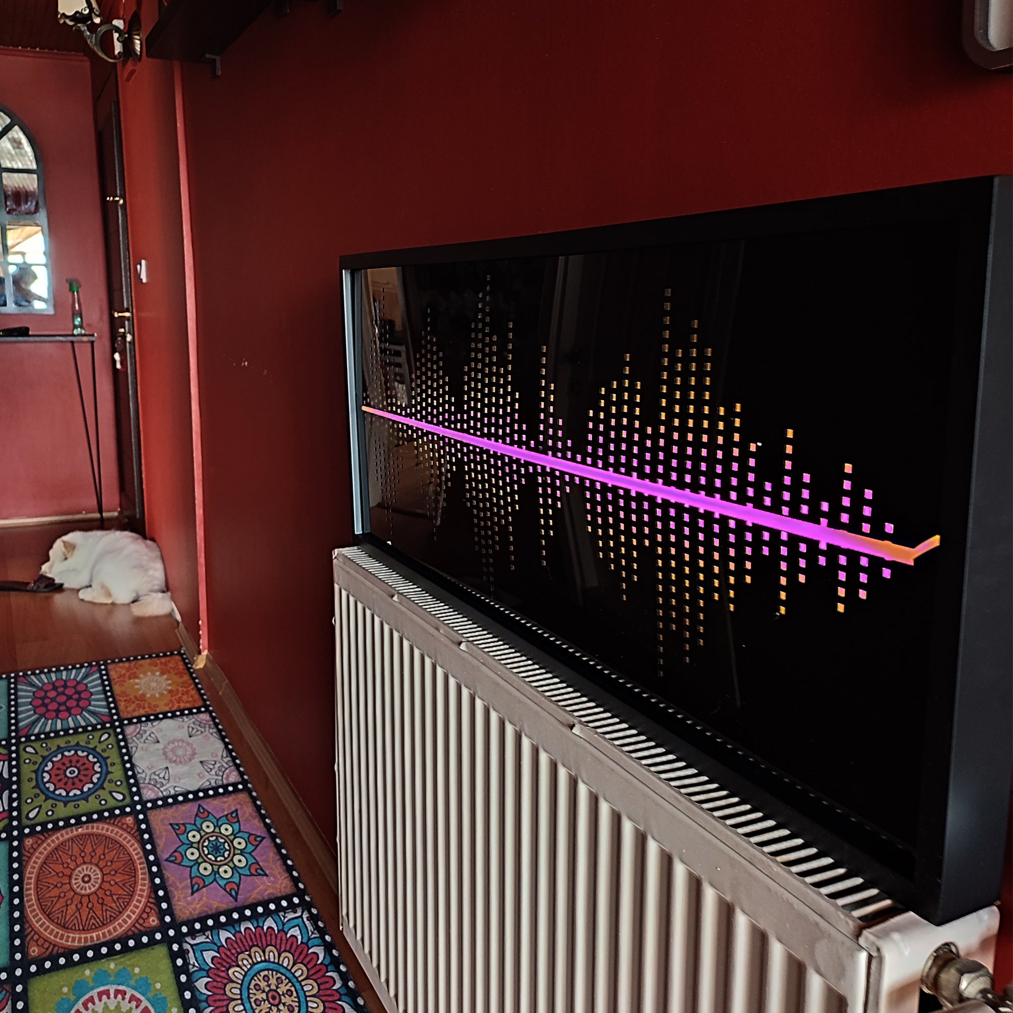 Spectrum Analyzer, 40 Inches Spectrum Analyzer Wall Decor, Equalizer ...