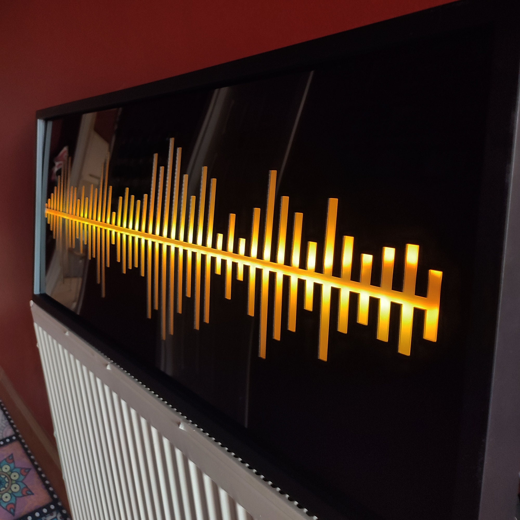 Spectrum Analyzer, 40 Inches Spectrum Analyzer Wall Decor, Equalizer ...