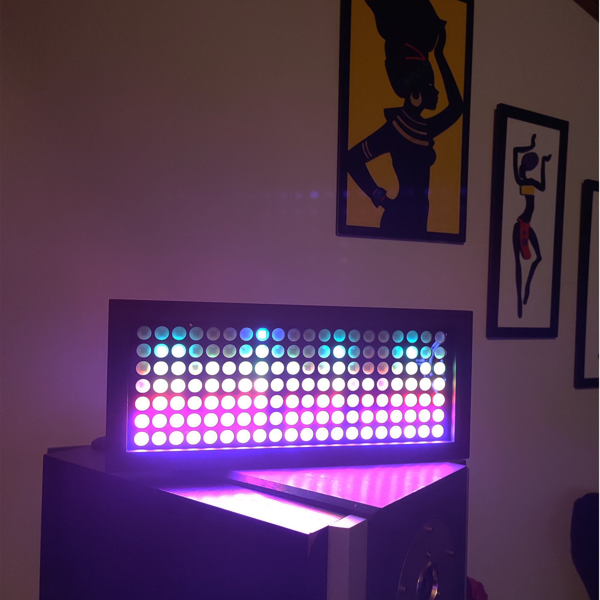 20 Band, 7 Column Spectrum Analyzer, 15 Inches Spectrum Analyzer Wall ...