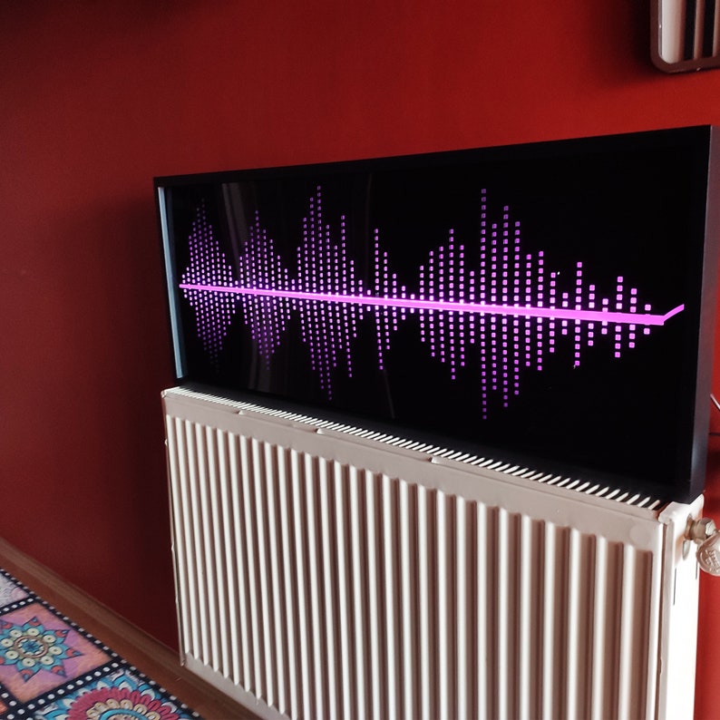 Spectrum Analyzer, 40 Inches Spectrum Analyzer Wall Decor, Equalizer ...
