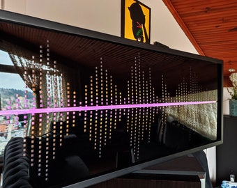 Spectrum Analyzer, 20 Inches Spectrum Analyzer Wall Decor, Equalizer ...