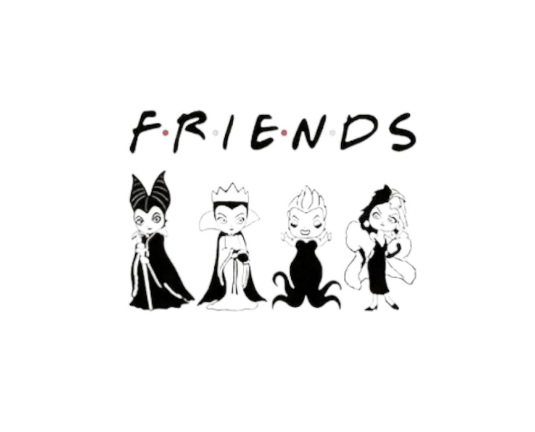 Wicked Queen and Evil Villains Friends Iron on Transfer - Etsy