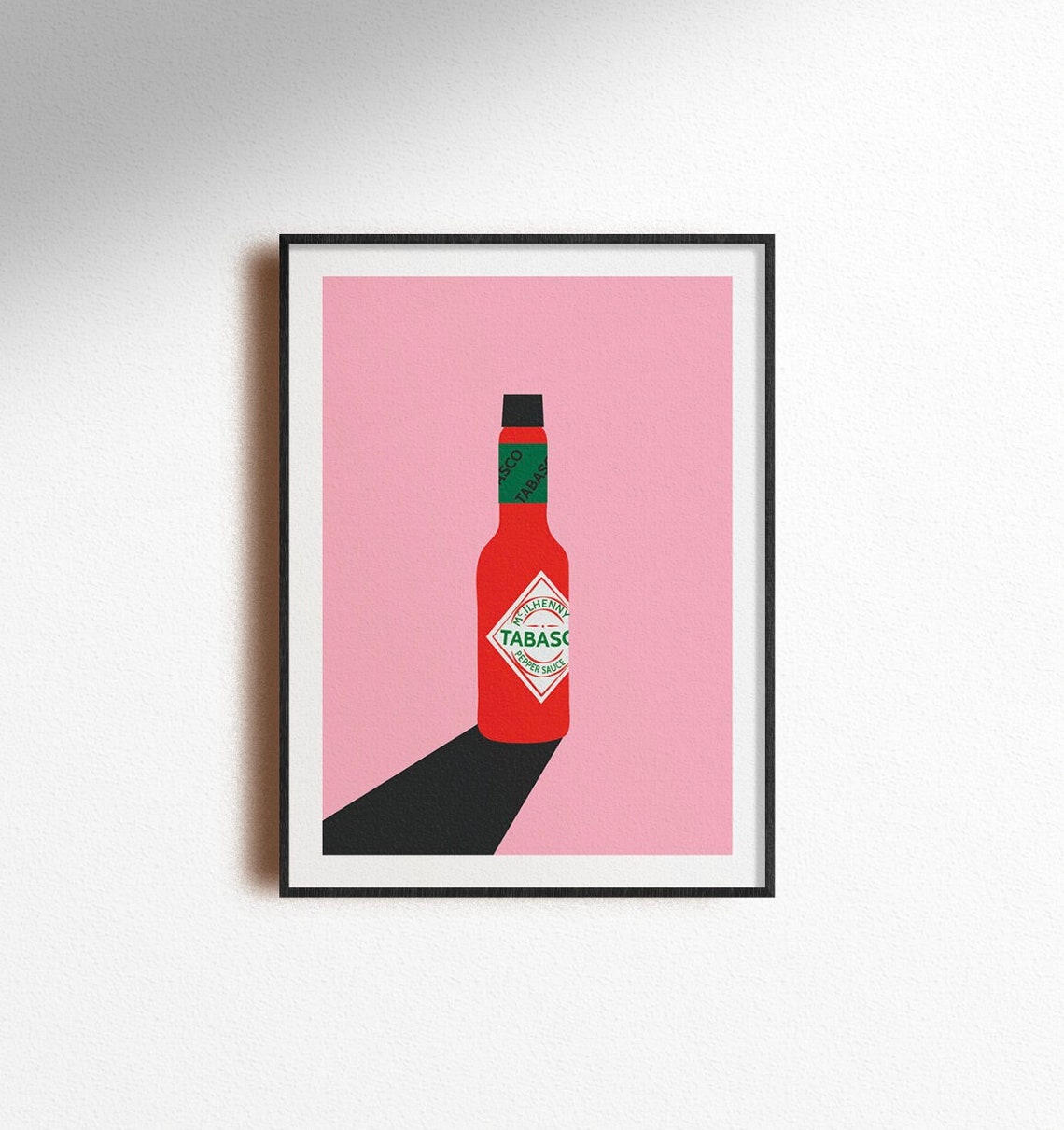 Tabasco Poster Modern Digital Print A4 - Etsy