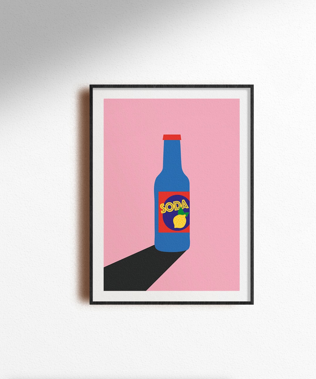 Vintage Soda | Poster | Modern Digital Print | A4 | - Etsy