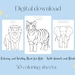 50-page Wild Animals Tracing Workbook for Kids - Learn to Write Animal ...