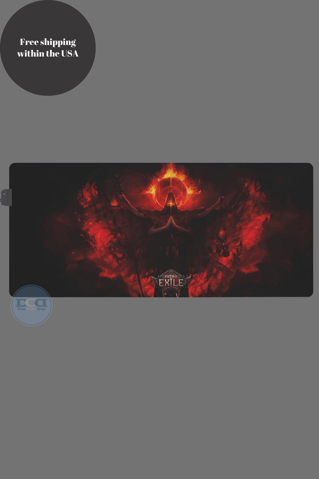 Path of Exile Desk Mat POE Map Mouse Pad Large Mouse Pad Unique Gaming ...