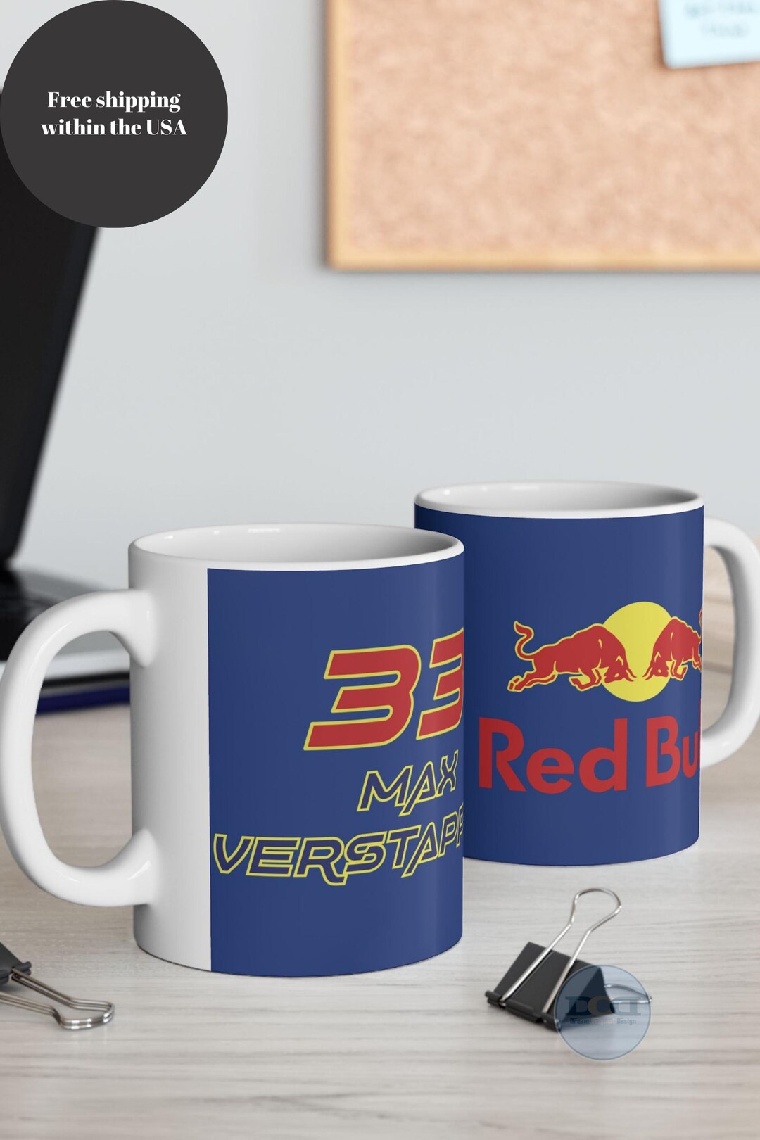 Max Verstappen Mug Max Verstappen Cup Red Bull Mug Max Verstappen 33 ...