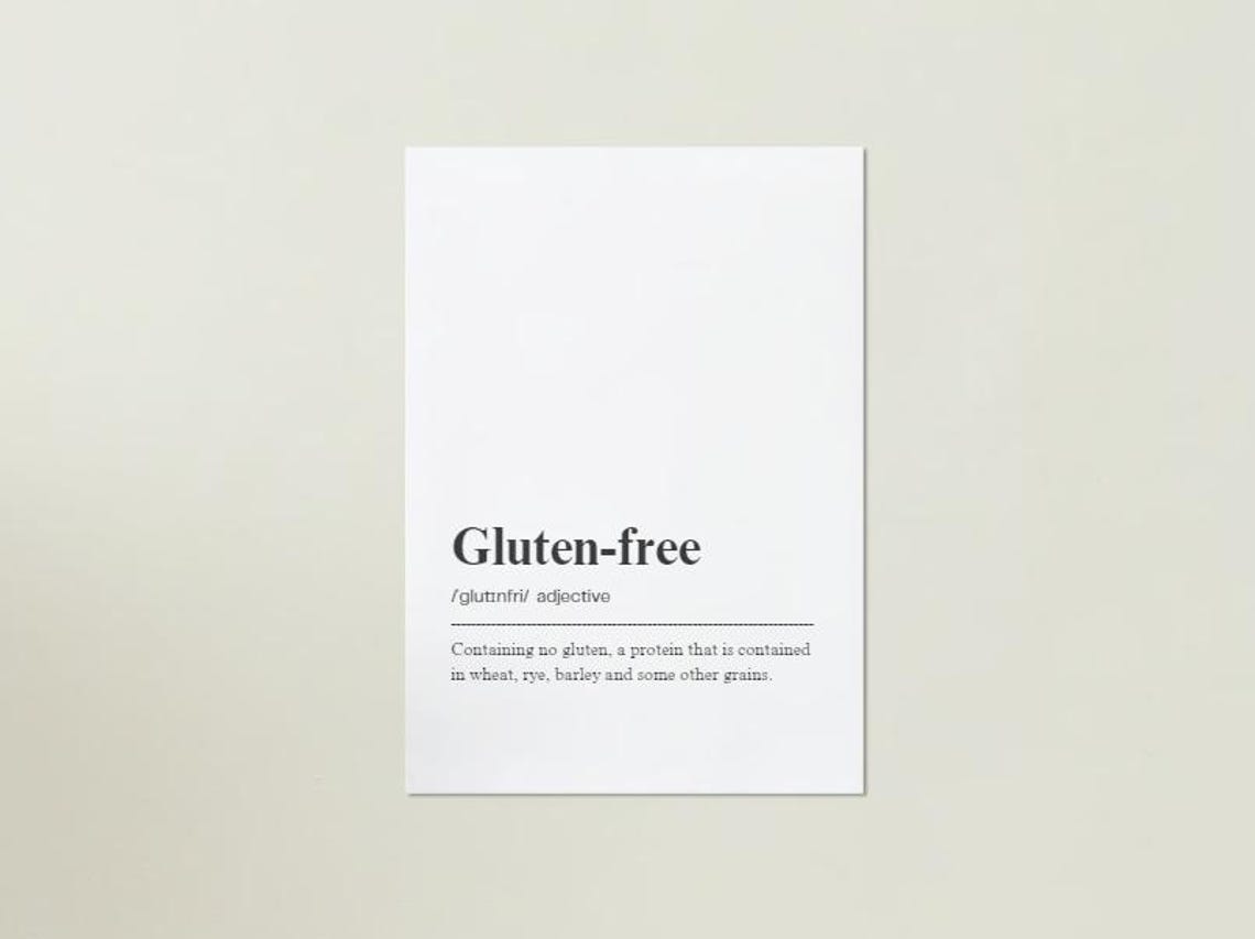 Gluten-free | Print With the Definition of "gluten-free" as per the ...