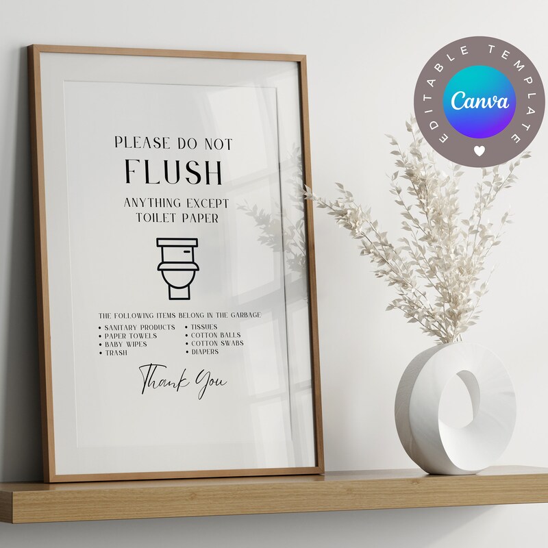 Do Not Flush - Etsy