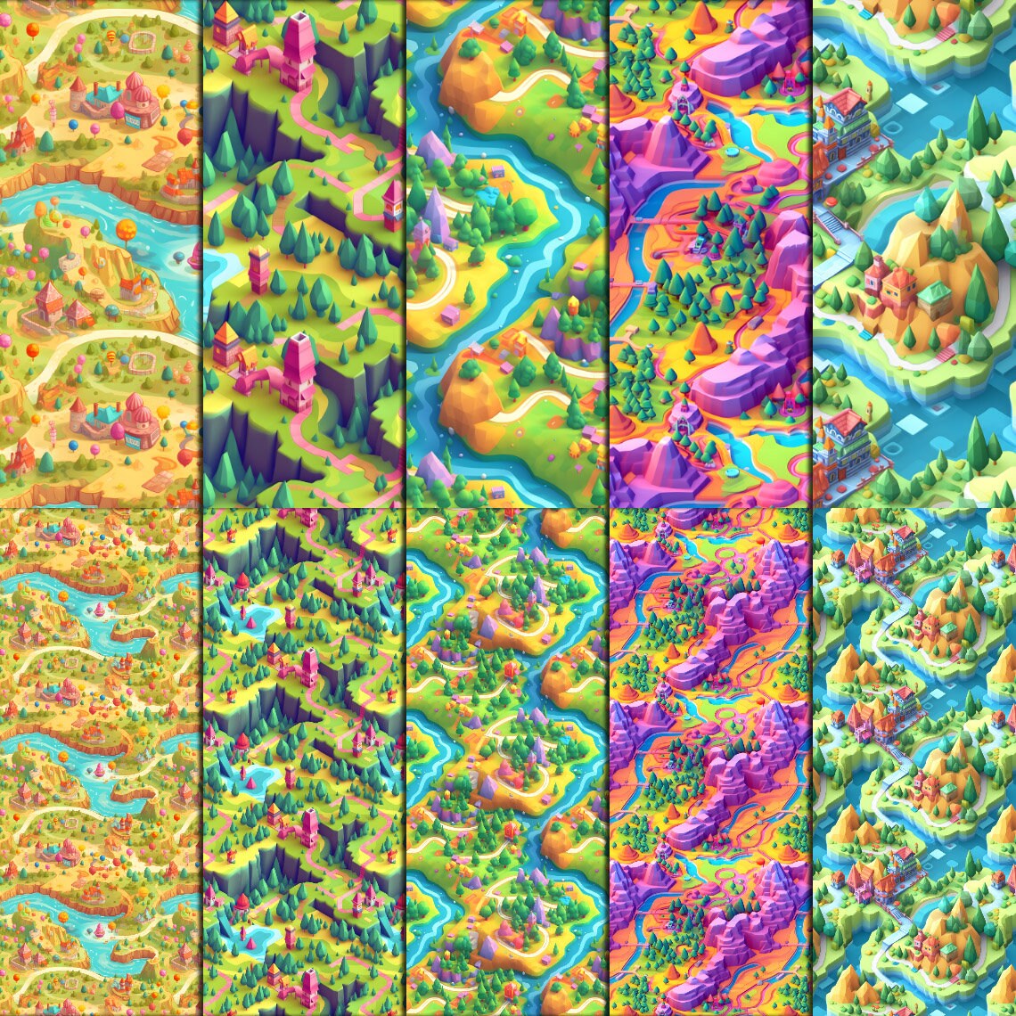 Cartography Collection: Map Digital Paper Patterns - for Scrapbooking ...