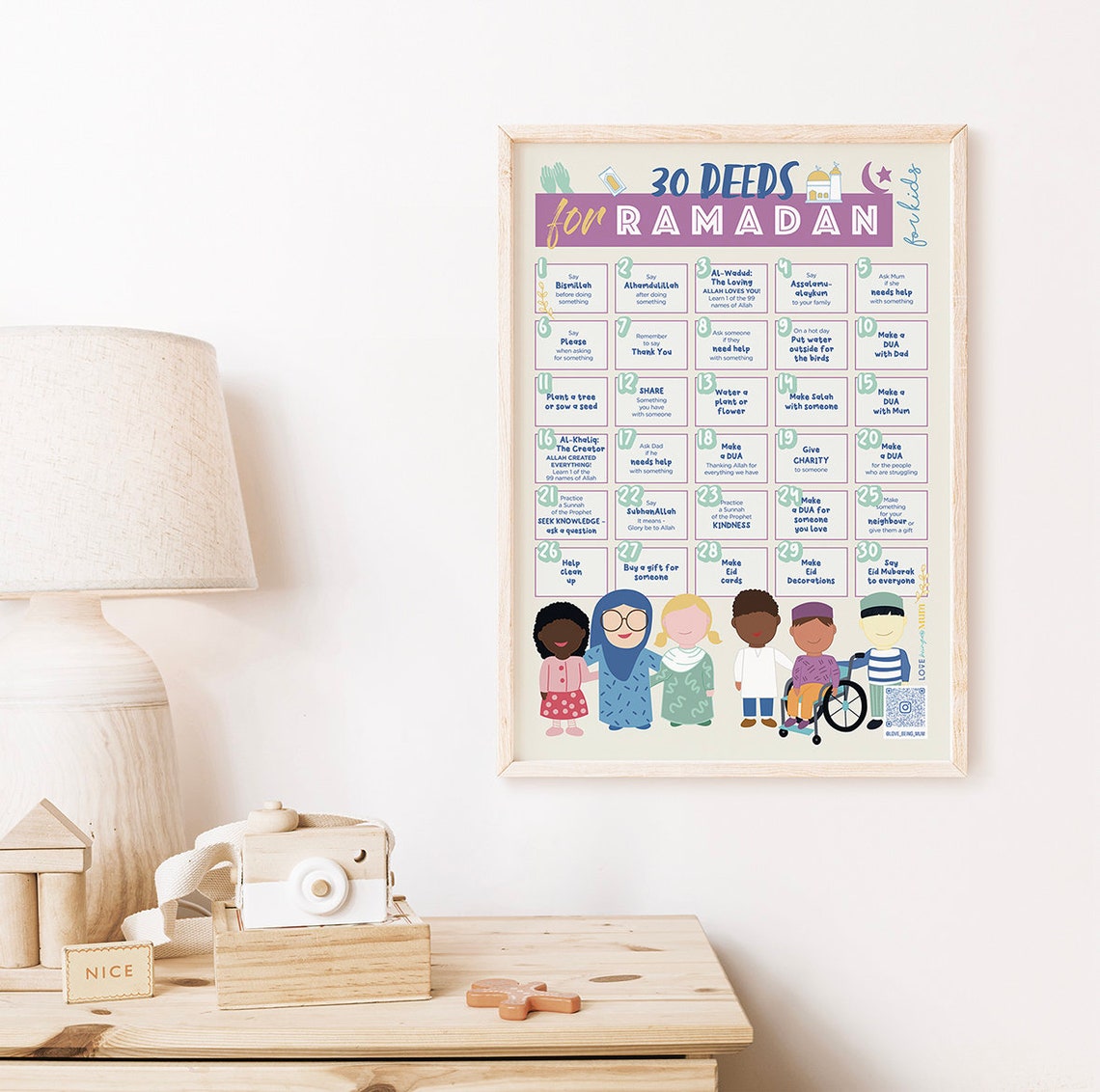 2024 Ramadan Activity Printable, Good Deeds for Ramadan Chart, Ramadan ...