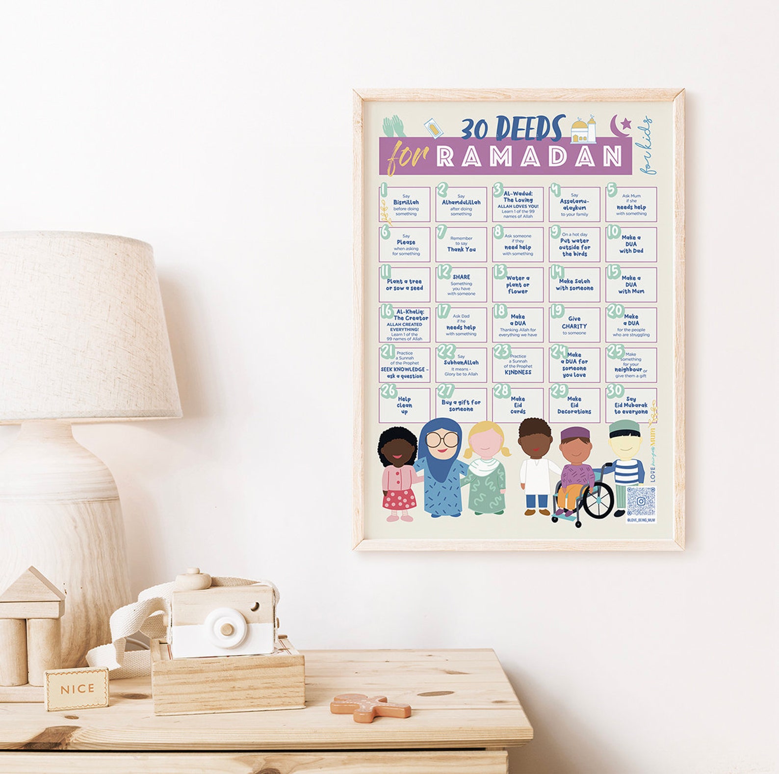 2024 Ramadan Activity Printable, Good Deeds for Ramadan Chart, Ramadan ...